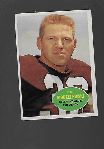 *We Combine S/H* 1960 Ed Modzelewski, Topps # 33 Cowboys | eBay