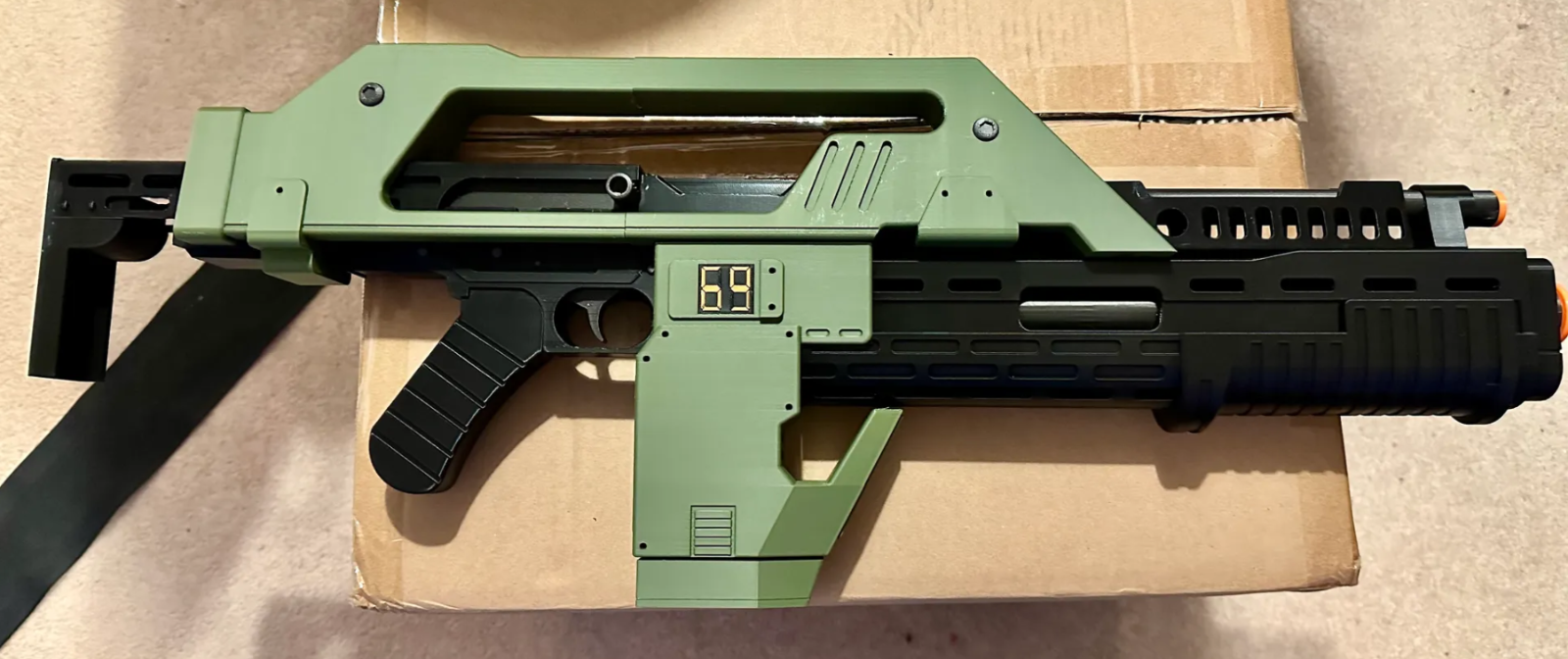 Aliens M41A Pulse Rifle Prop Kit Full Scale 1:1 Replica Cosplay 3D ...