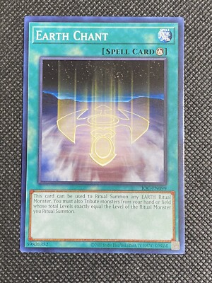YuGiOh! - Earth Chant IOC-EN099 Common 25th Anniversary Edition Near ...