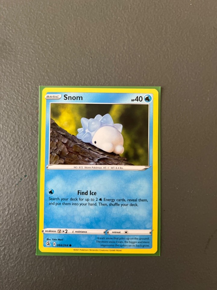 The Rarest Pokemon Snom Card Pokemon God - Shining Fates Heaven ...