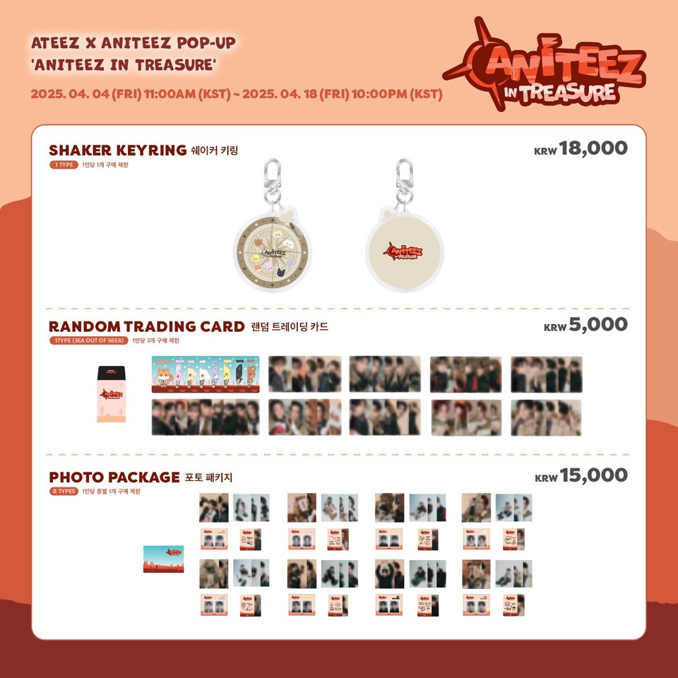 [ ON HAND ] ATEEZ X ANITEEZ POP-UP STORE [ ANITEEZ IN TREASURE ...