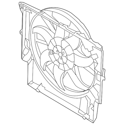 Genuine BMW Fan Assembly 17112284887 | eBay