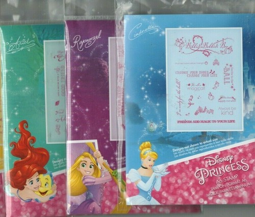 DISNEY PRINCESS A6 clear stamp sets~SO ADORABLE!!~U Choose~Quick Ship ...