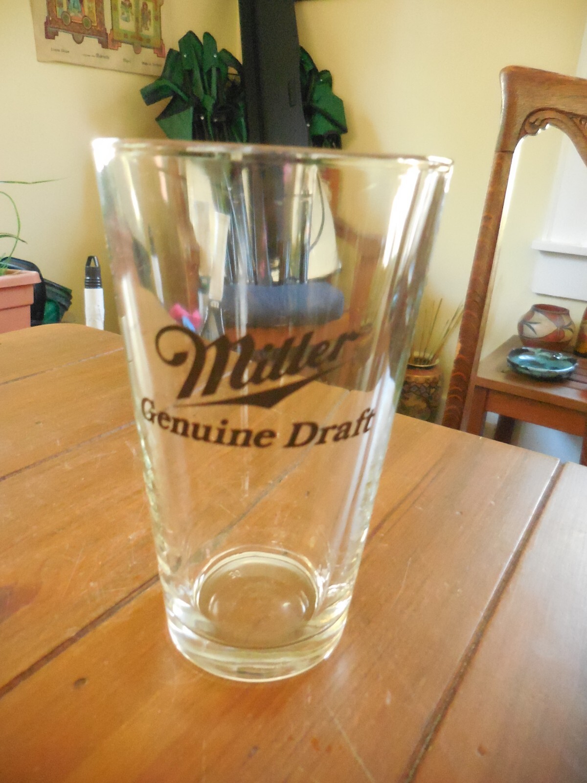 Miller Genuine Draft pint Beer Glass | eBay