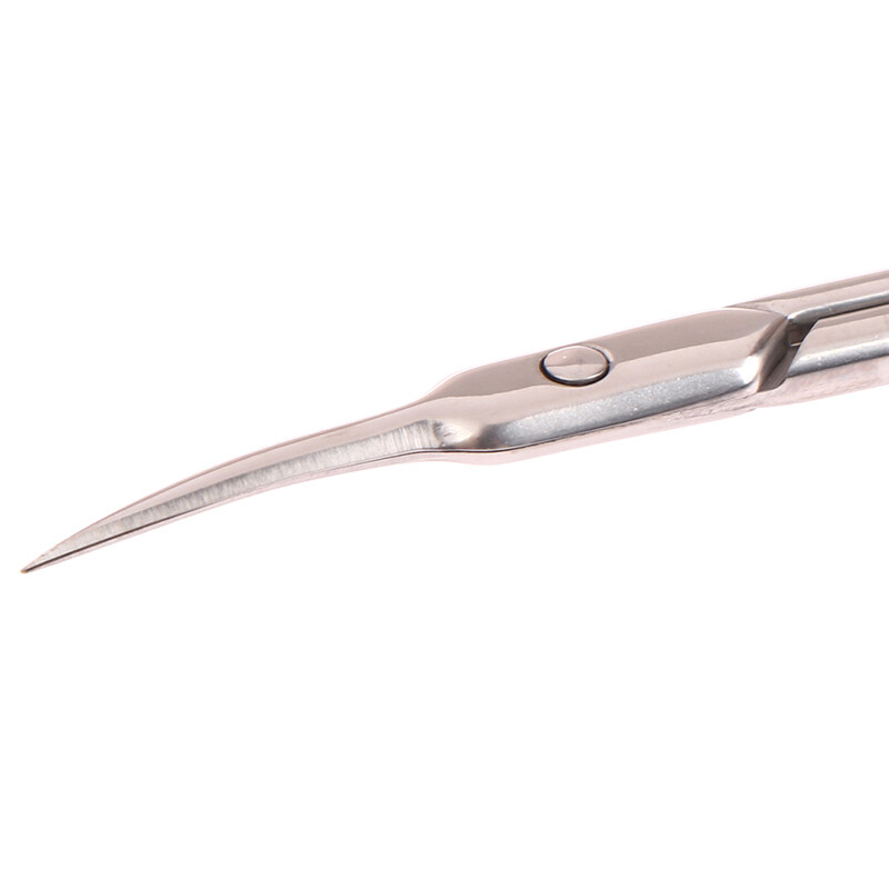 Professional Finger Toe Nail Scissors Curved Arrow Steel Manicure ...