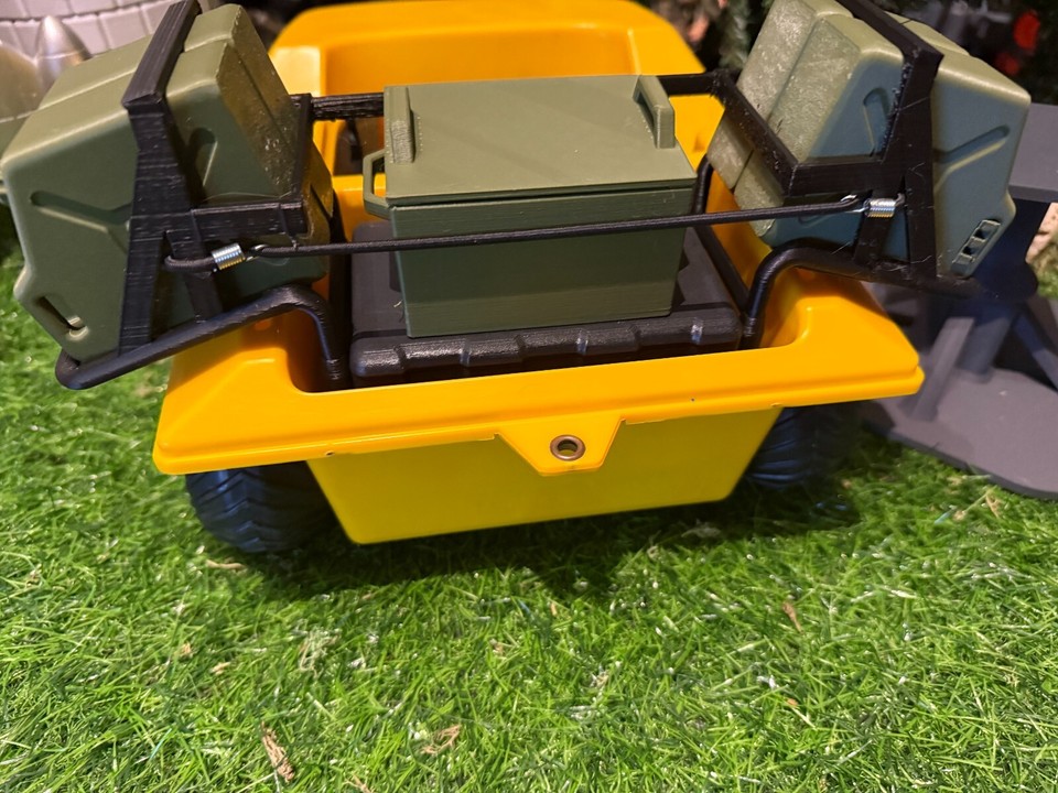 Gi Joe Adventure Team ATV Custom Fuel Rack with Storage Containers / 3D ...