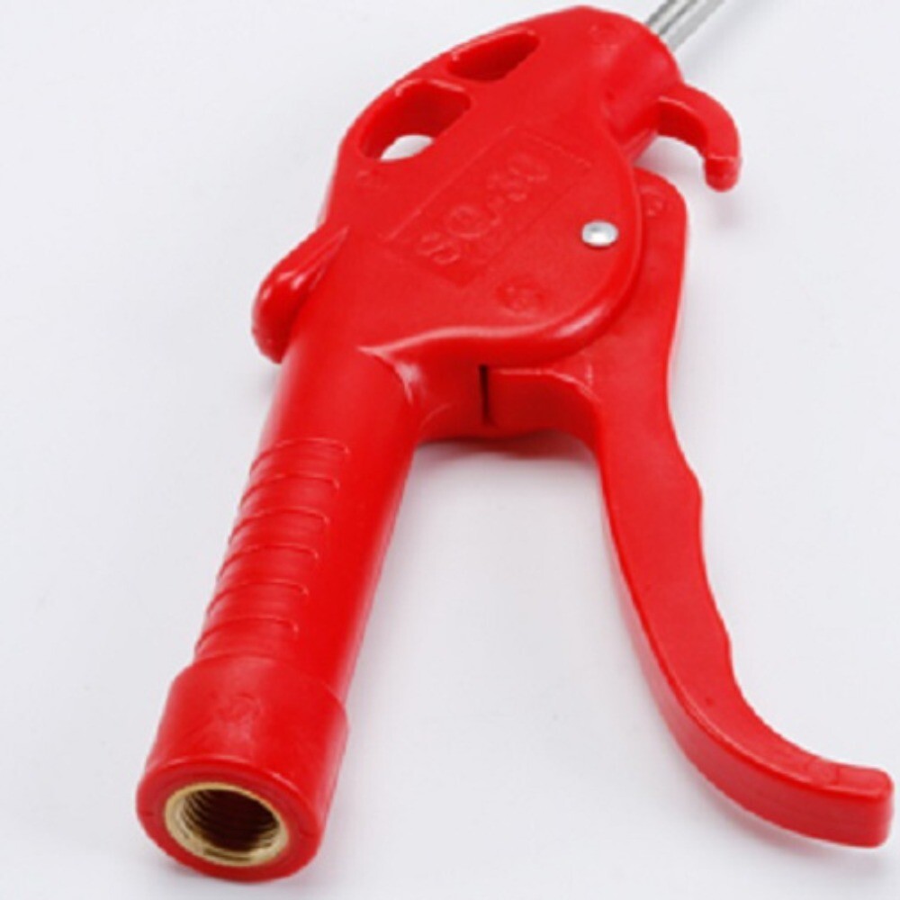 Red Air Flow Adjustable Extended Nozzle Hard Blower Tools with Rubber ...