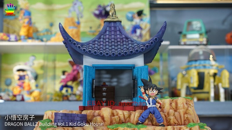 JacksDo Dragon Ball Z Building Vol.1 Kid Goku House Resin Model Statue ...