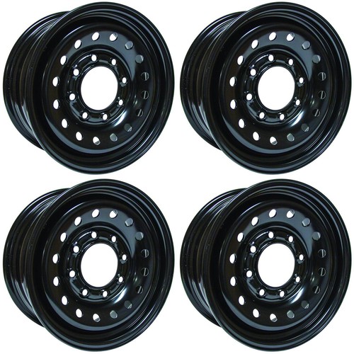 Set of 4 16 Inch Black Steel Wheel Rim for Chevrolet C2500 K2500, RTX ...
