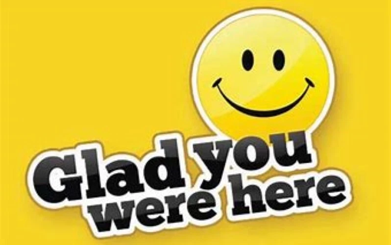 You Are Welcome Smiley Face