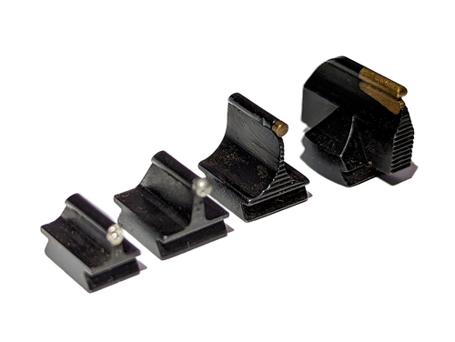 (2) Winchester Factory Original Steel 3/8” Dovetail Front Sight Blade ...