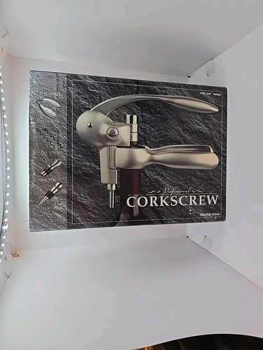 Professional Corkscrew Set with Foil Cutter & Corkscrews, Boxed ...