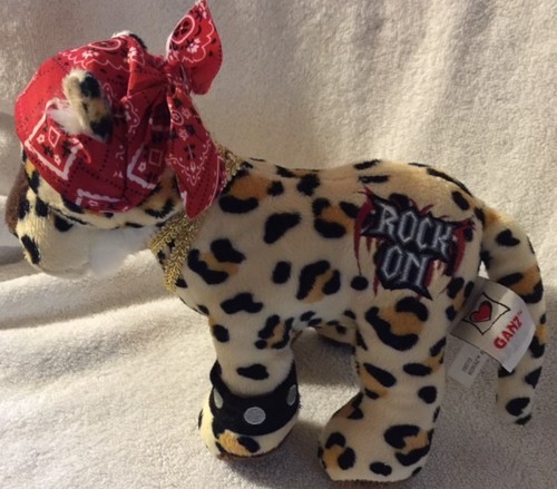 Webkinz Virtual Pet Plush - Rockerz - ROCK ON LEOPARD | eBay