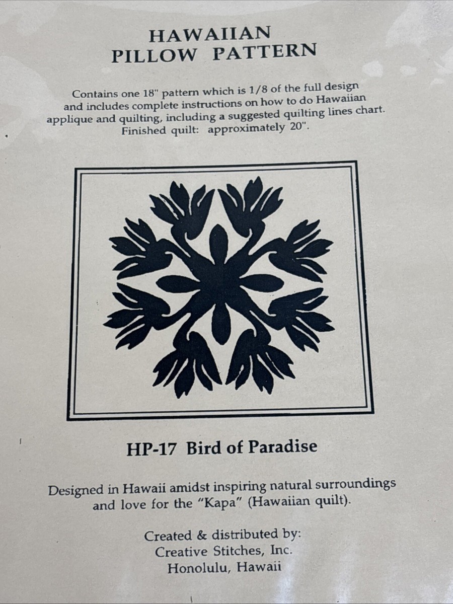 Honu Hawaiian Quilt Patterns Downloadable