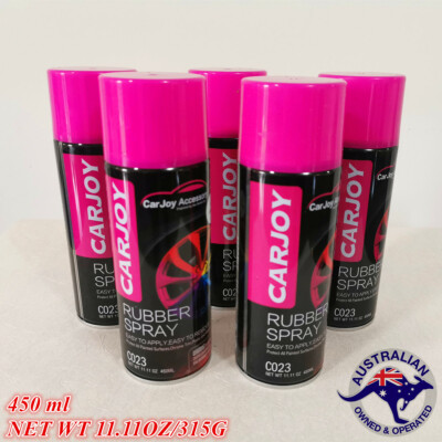 5 x Glossy Black Plasti Dip Car Rubber Spray Color Paint Film Coat ...