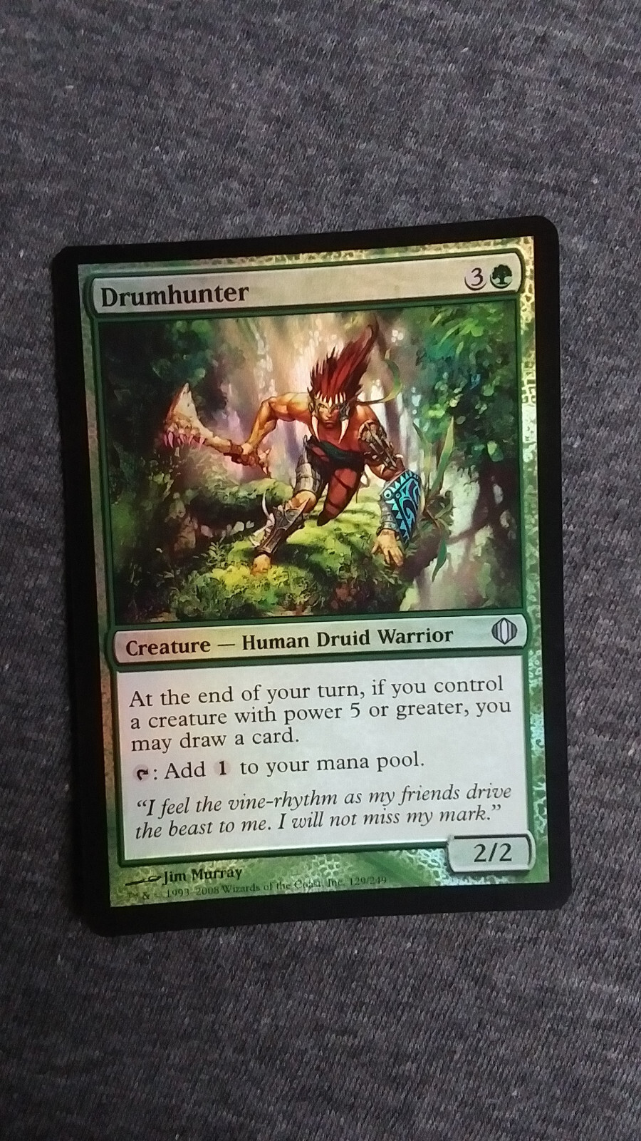 Drumhunter *FOIL* - Shards of Alara - Magic the Gathering - MTG - ALA ...
