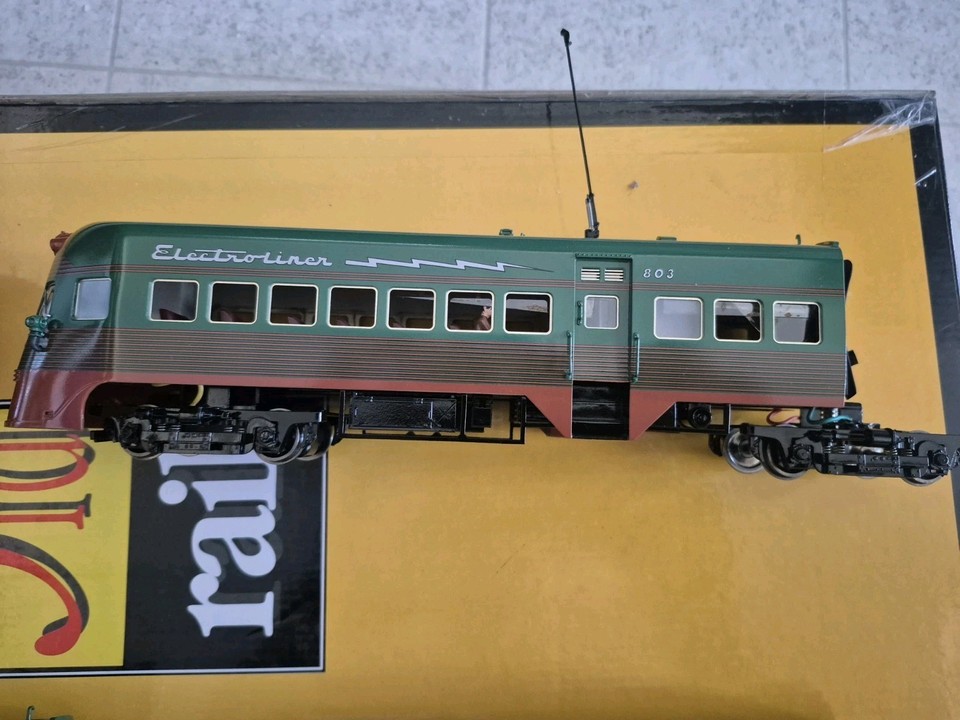 3rd Rail NORTH SHORE LINES ELECTROLINER 4 CAR TRAIN SET #803-#804 2 ...