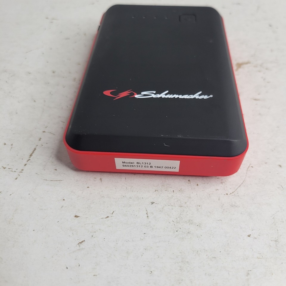 Schumacher SL1312 Portable 600A Jump Starter (No Cables) | eBay