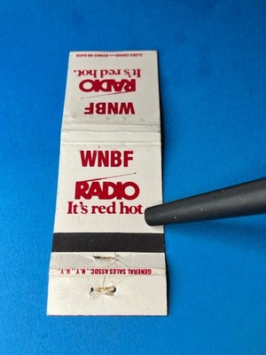 Vintage Matchbook Cover WNBF Radio Binghamton, New York MB163 | eBay