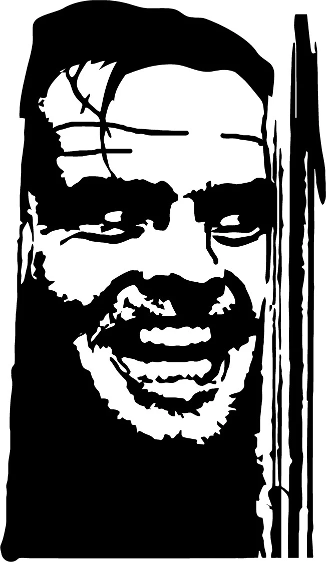 Jack Nicholson Stencil