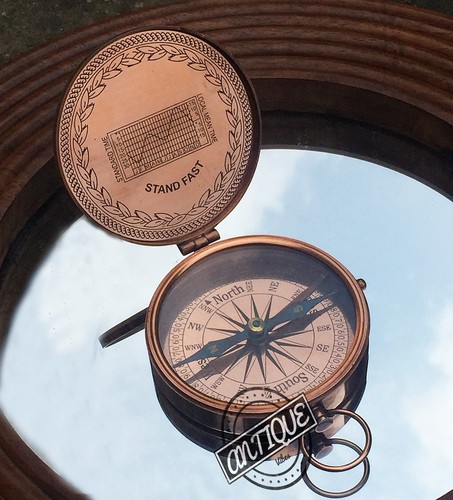 Vintage Pocket Police Compass ~ GPS Brass Handmade Working Compasses ...