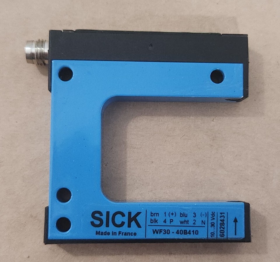 *PREOWNED* Sick WF30-40B410 PE Slot Sensor 10-30Vdc 6028431 + Warranty ...