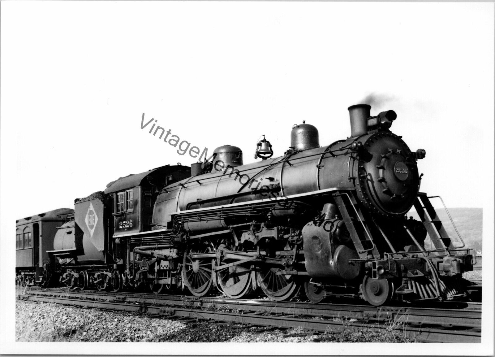Vintage Erie Railroad 2526 Steam Locomotive T3-464 | eBay