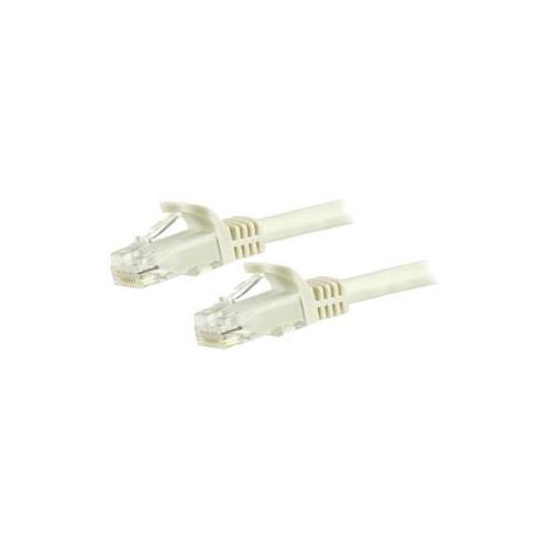 StarTech 10m Cat6 Cavo Patch Con Antigroviglio RJ45 Connettori Bianco ...