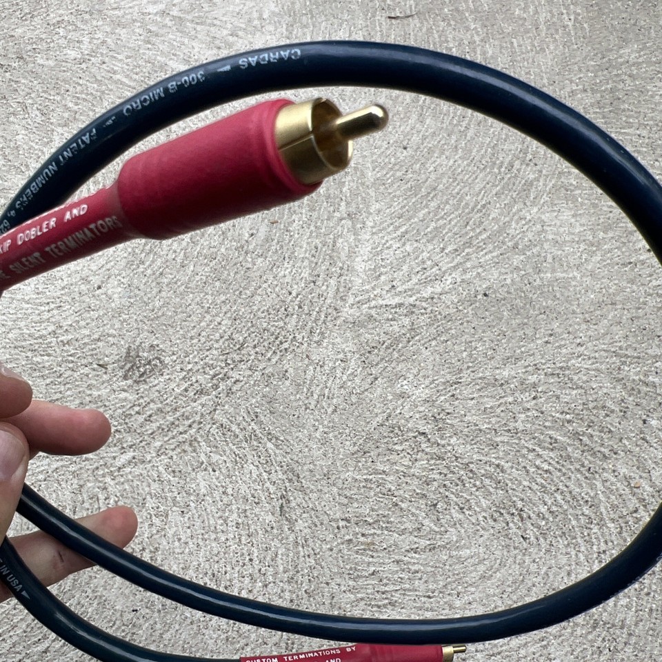 Cardas 300B Micro RCA Interconnect 1 Meter One Single Interconnect | eBay