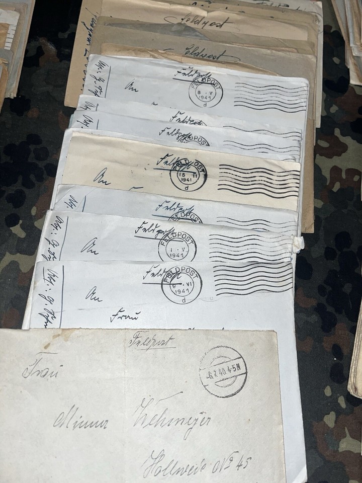 WW2 German Original Wehrmacht 800+ Feldpost Field Mail Letters ...