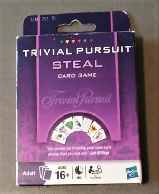 TRIVIAL PURSUIT STEAL CARD GAME - Excellent condition! | eBay