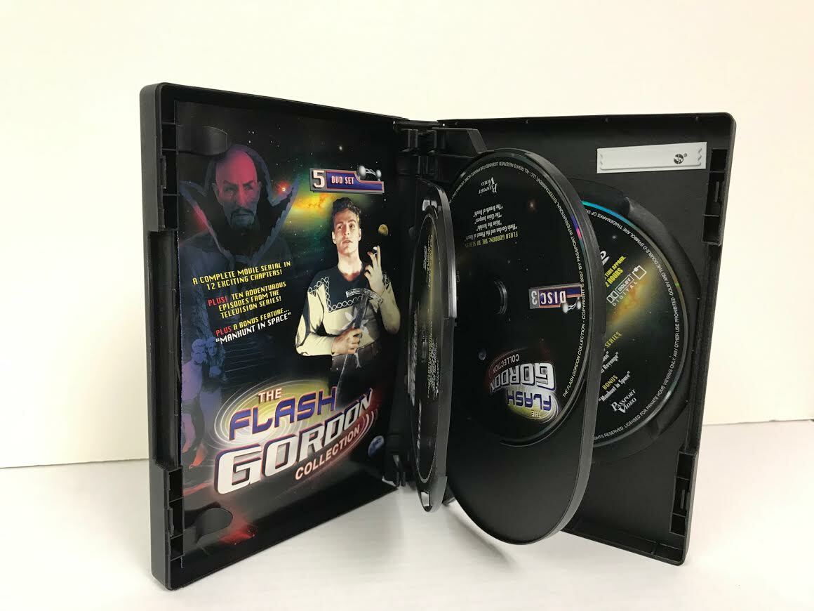 Flash Gordon (DVD, 2008, 5-Disc Set) - RARE - ALL REGION - GOOD - SHIP ...