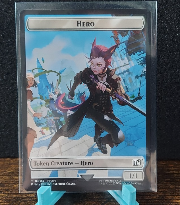 Hero (0009) // Hero (0003) Double-Sided Token Final Fantasy Regular MTG ...