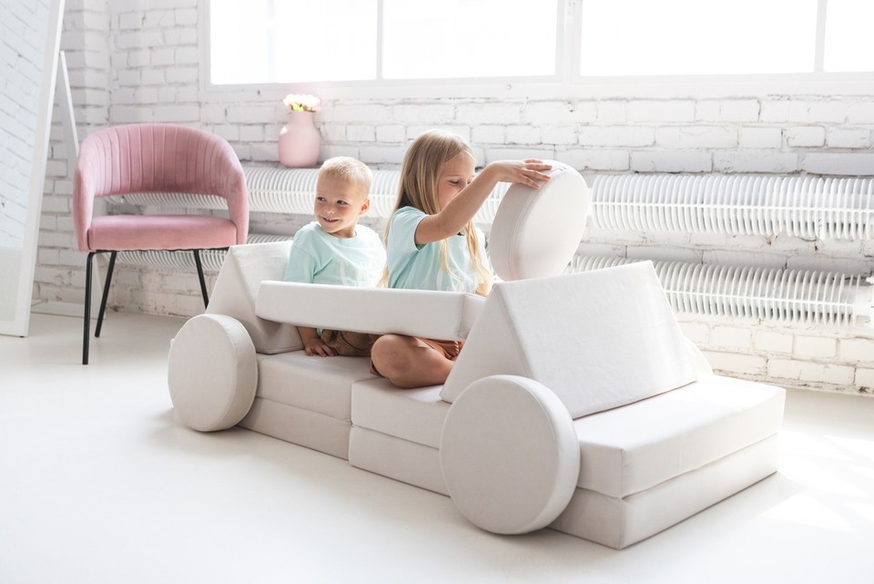 Spielsofa Modulsofa Spielmöbel modulares Kindersofa Familienmöbel ...