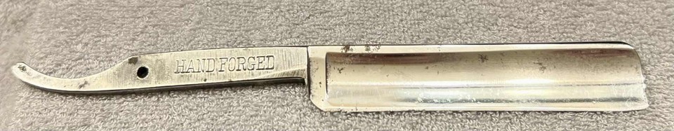 Vintage Red Imp straight razor for restoration with box. Needs scales ...