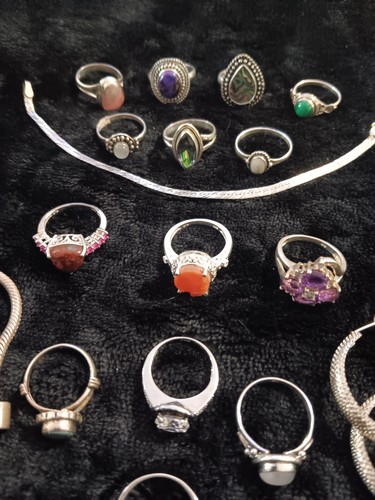 STERLING SILVER Jewelry MIXTURE LOT OF (17) | eBay