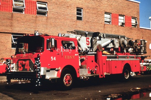 Fire Apparatus Slide FDNY Mack CF Tower Ladder 54 New York City Fire ...