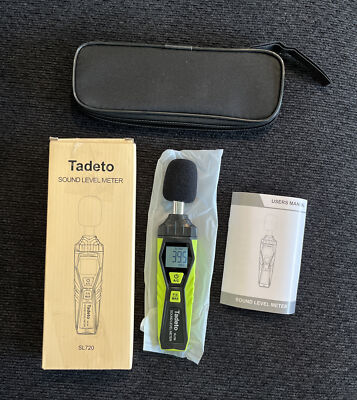 Tadeto SL720 Sound Level Meter Noise Measurement Range: 30-135 dB ...
