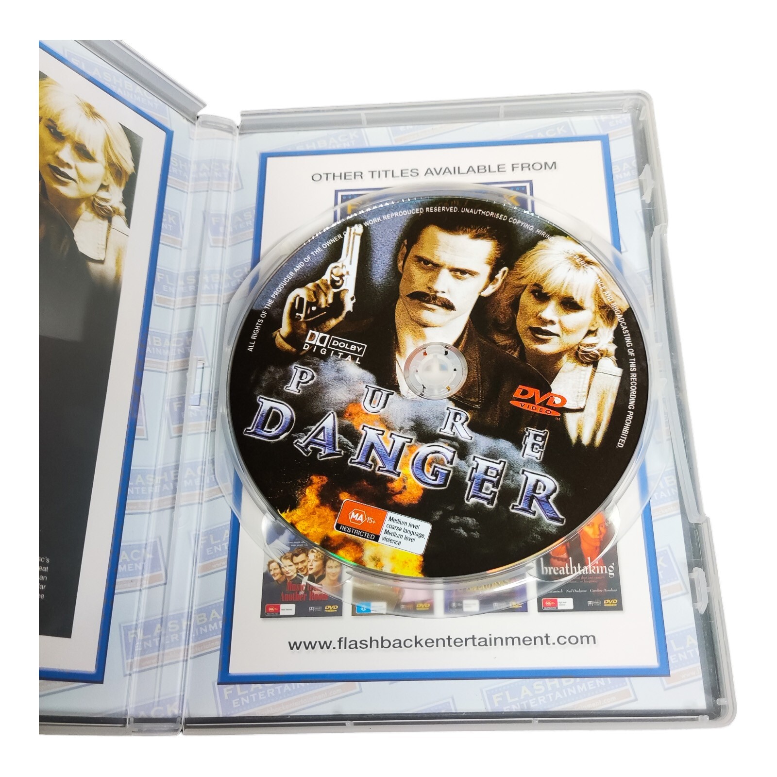 Pure Danger DVD Action Thriller 90s Thomas Howell Teri Ann Linn Leon | eBay