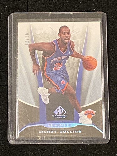Mardy Collins 2006-07 SP Game Used Rainbow Rookie #d /10 Knicks #228 | eBay