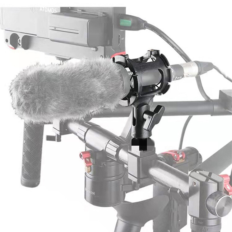 1Pc Small Hand-Held Microphone Shock Mount Camera Suspension Shock ...