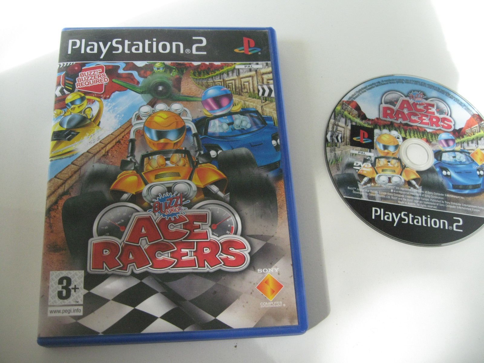 PS2 - BUZZ Buzzers Game Series: Sports Mega Hollywood Pop Robojam ...