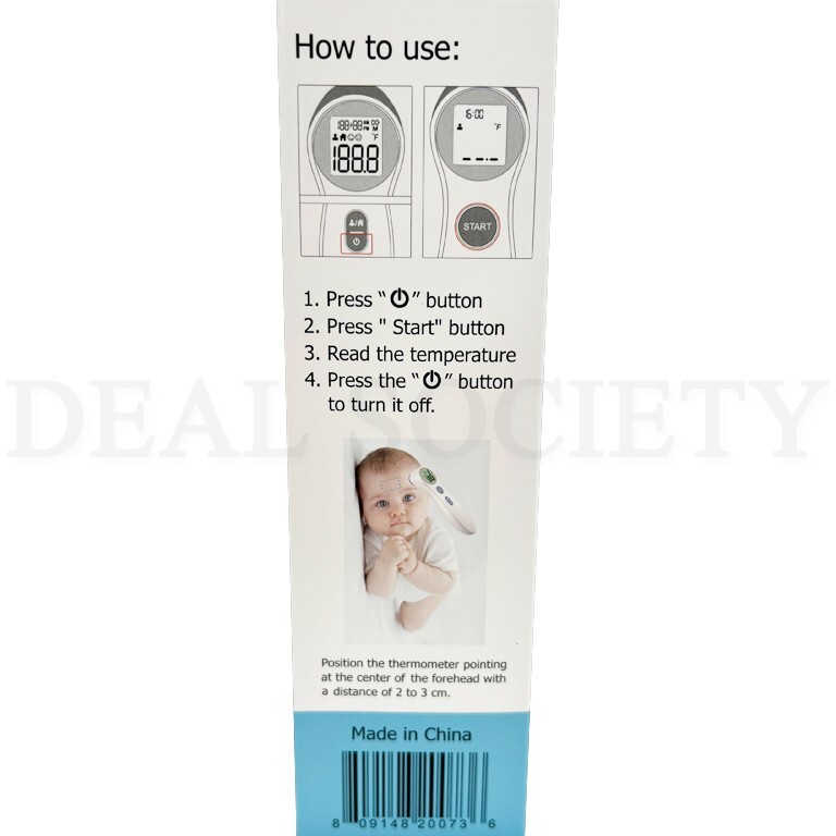 BESTMED - 1 Second Infrared Non Contact Thermometer Forehead DET-306 | eBay
