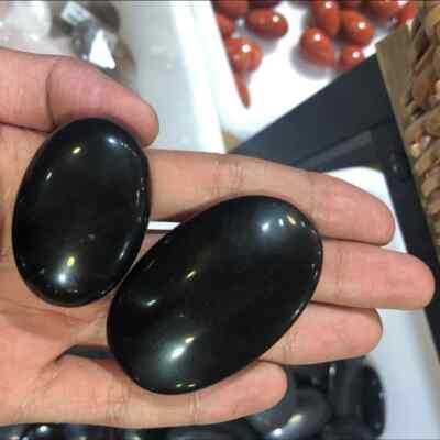 Obsidian Palmplay Scryers Thick-Cut Stone Veiwing Enablers | eBay