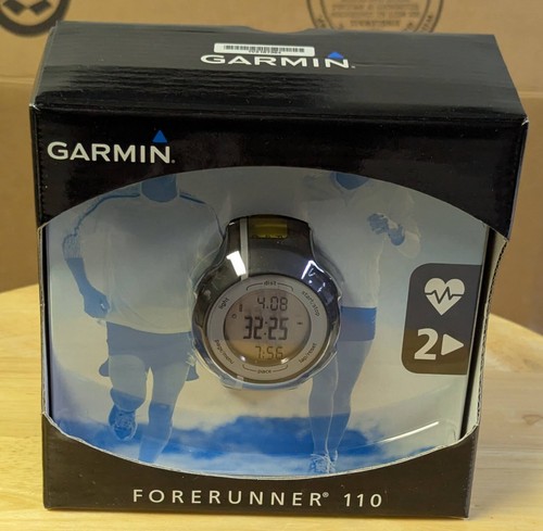 Never Used - Garmin Forerunner 110 GPS-Enabled Sport Watch w/Heart Rate ...