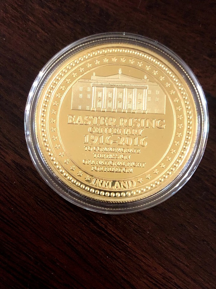 EASTER Ireland 1916 RISING CENTENARY Gold Commemorative Coin | eBay