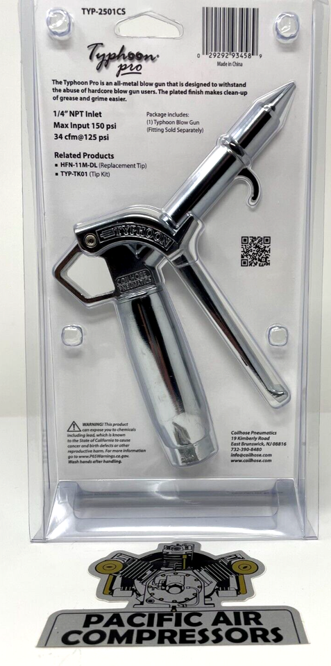 THE BEST HIGH VOLUME OSHA Approved Typhoon Pro Compressed Air Blow Gun ...