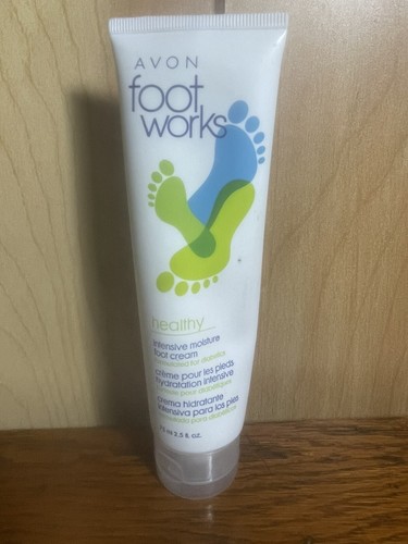 AVON Foot Works Healthy Intensive Moisture Foot Cream 2.5 fl oz Rough ...
