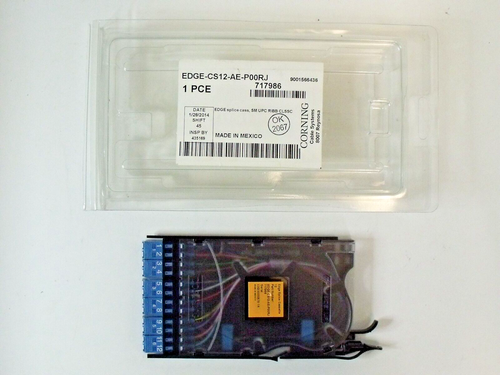 NIB Corning 717986 EDGE-CS12-AE-P00RJ 12F Edge Splice Cassette | eBay