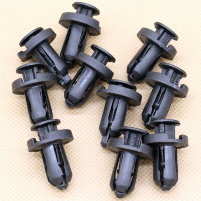 10 Bumper Hood Fender Splash Guard Retainer Clips Fastener for Honda ...